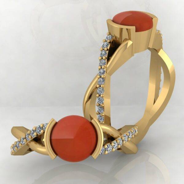 Red Engagement Rings – Virginia Ann Designs